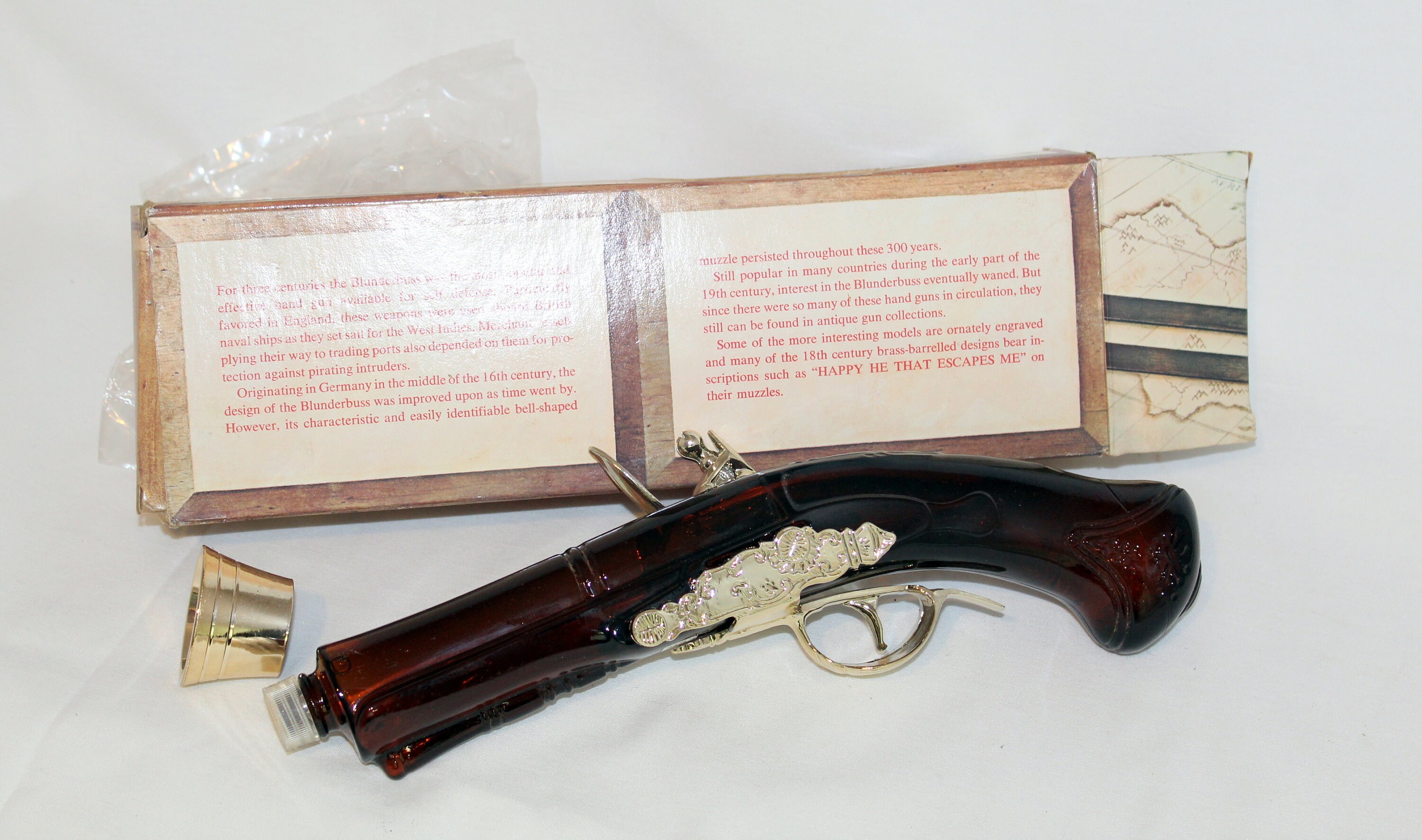 Full Vintage Avon Decanter With Original Box in the Shape of a Gun ...