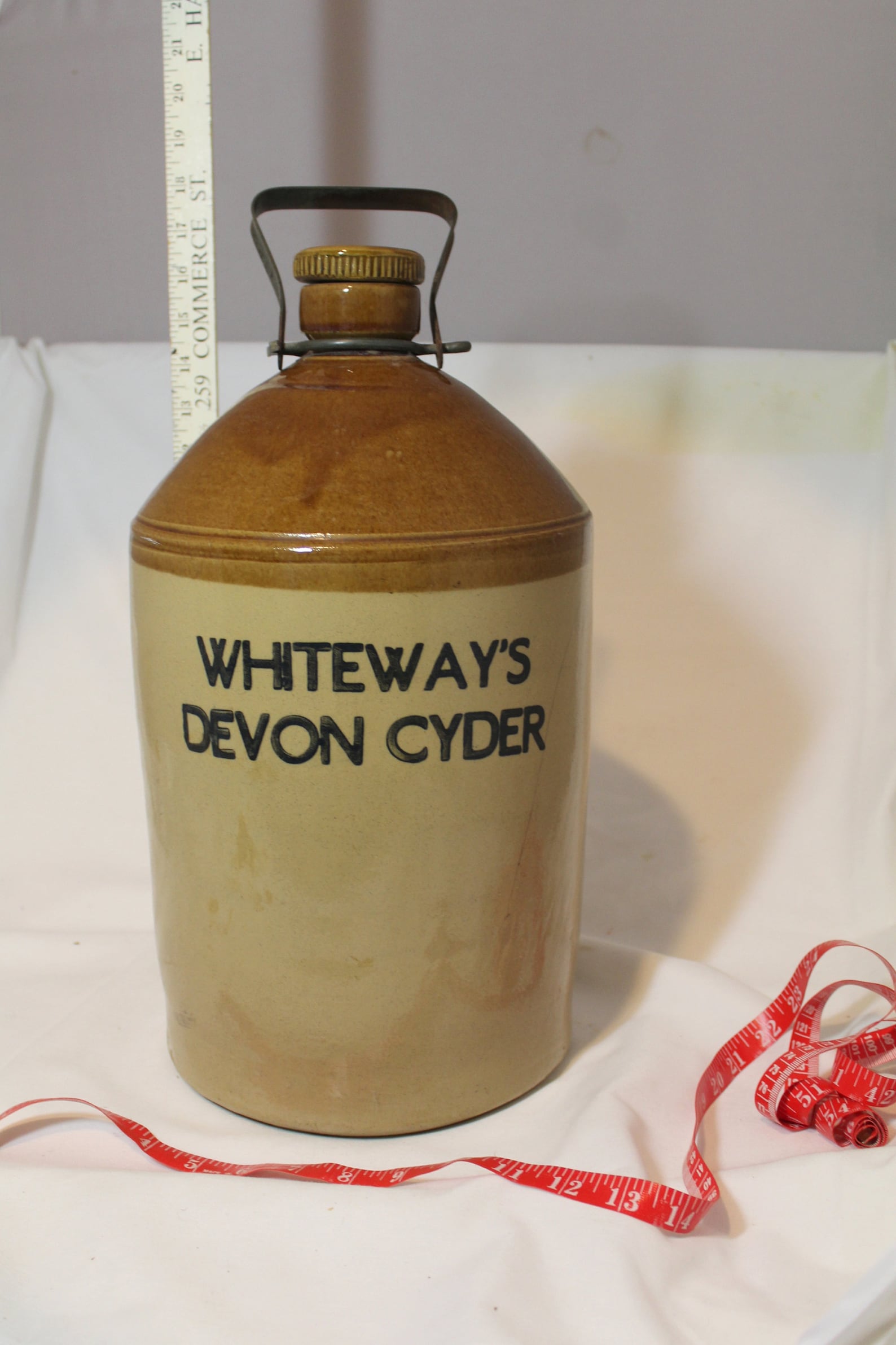 Large Vintage Whiteway's Devon Cider 2 Jug With Carry - Etsy