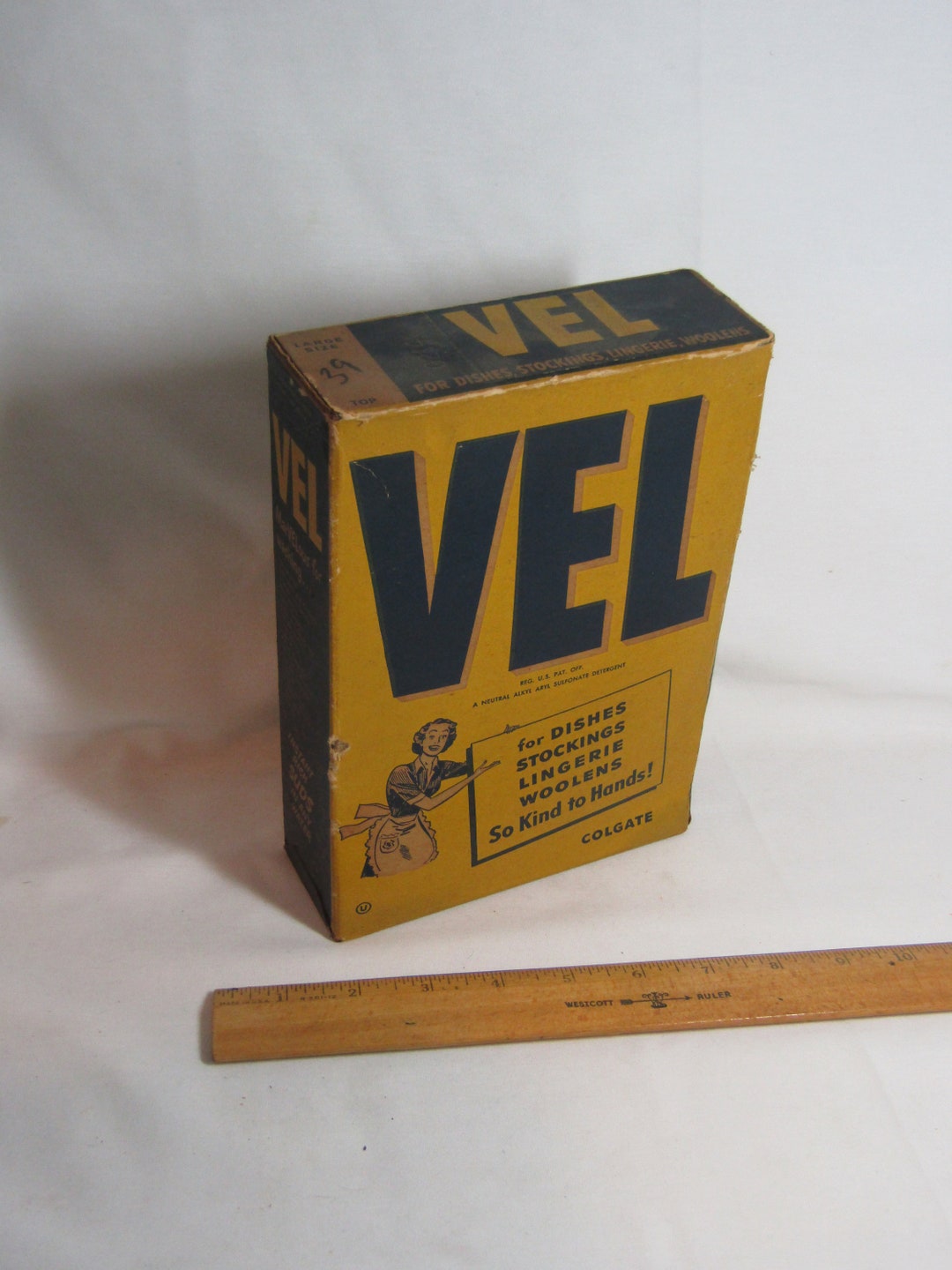 Vintage Colgate-palmolive VEL Soap Box Unopened With Contents - Dishes ...