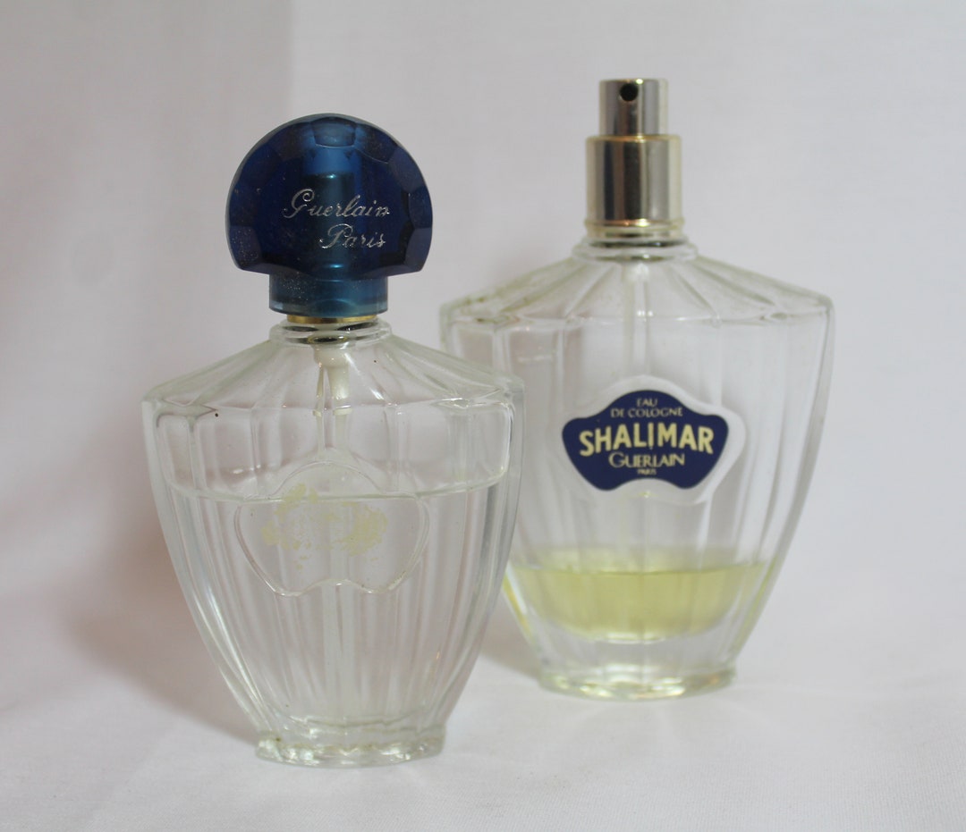 2 Vintage Shalimar Perfume Bottles With Partial Contents - Etsy