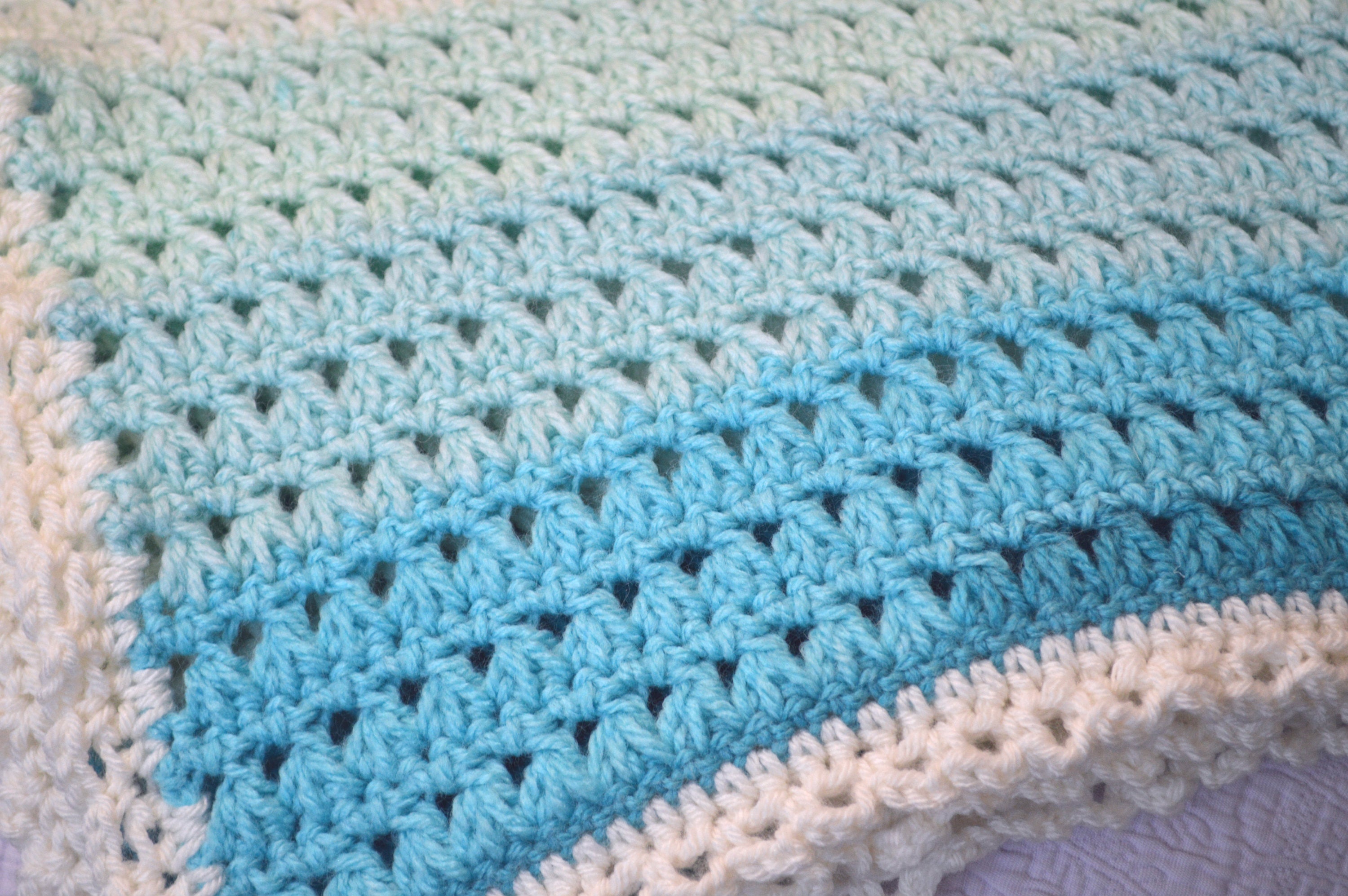 Easy Baby Blanket Crochet Pattern Instant Download PDF - Etsy