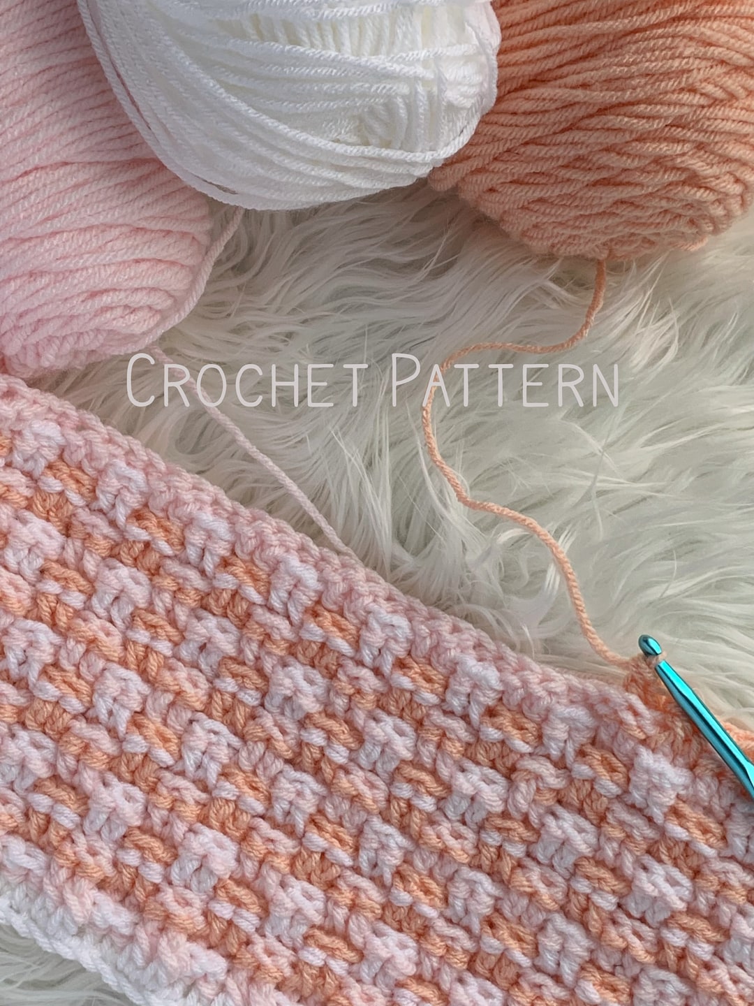 Easy Crochet Pattern Farmhouse Baby Blanket. DOWNLOAD NOW Makes a ...