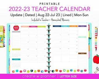 Teacher Planner 2022 2023 - Etsy