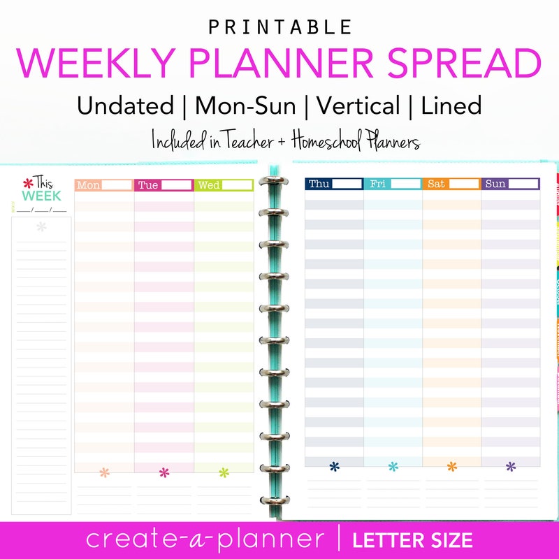 Weekly Planners - Etsy