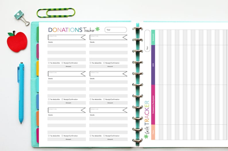 BUDGET Planner Inserts / Printable PDF / Binder Template - Etsy