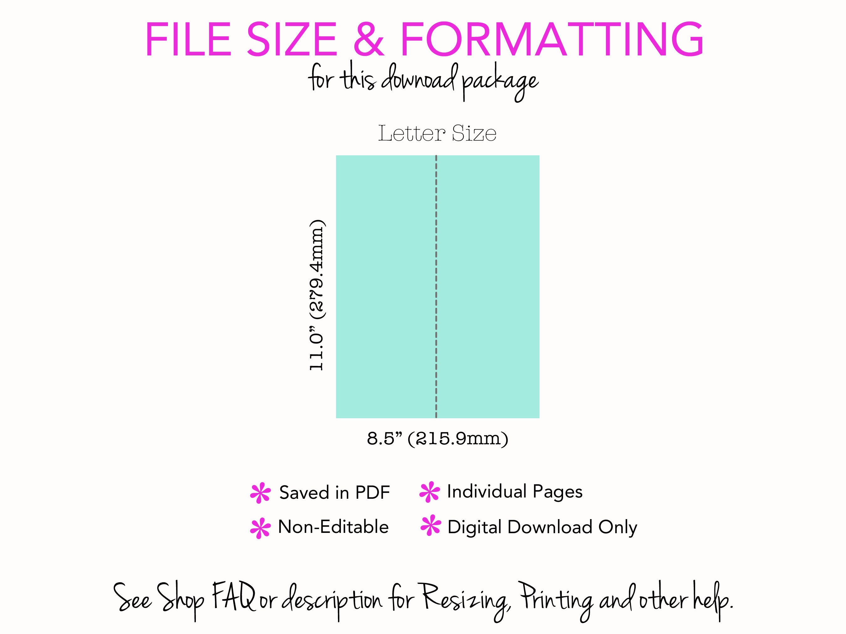 Weekly Planner Half Sheet // Printable Planner Inserts - PDF Download ...