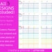Undated Lesson Planner Teacher Homeschool // Printable Digital Download ...