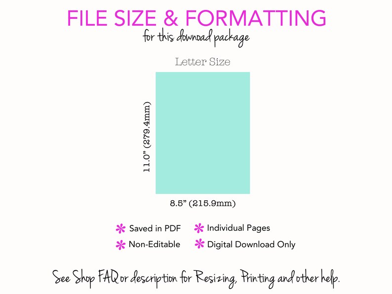 PRINTABLE Alphabet Divider Tabs for Address Book or Planner PDF ...