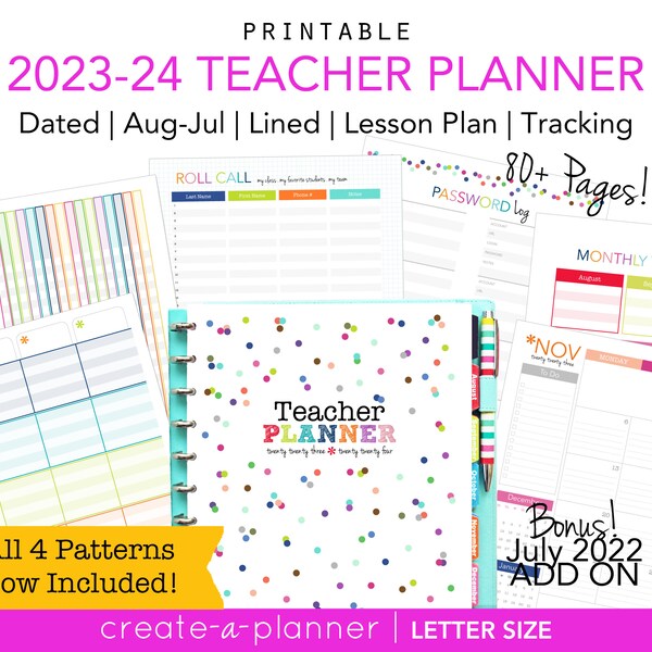 Teacher Planner - Etsy