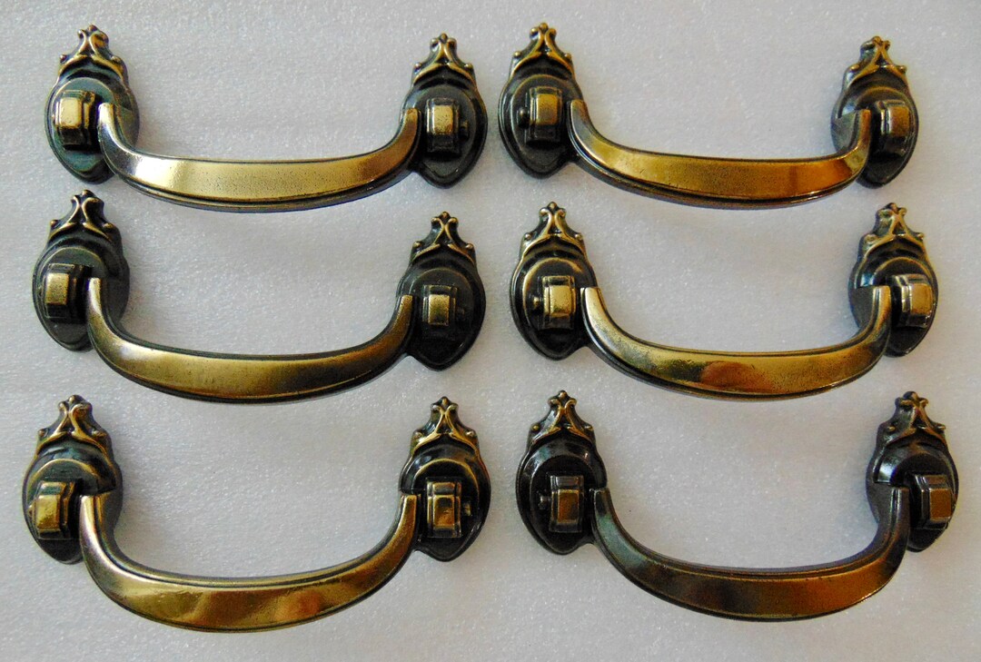 Vintage 6 Faux Drop Pulls, 3 in Centers, 739 Hardware, USA - Etsy