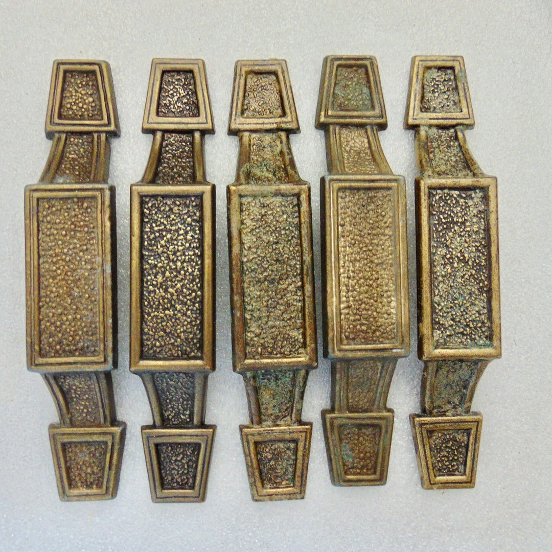Set of 5 Handles, 3 in Centers, Antique Brass, KBC 7257 Hardware - Etsy