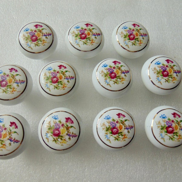 Blue Porcelain Knobs - Etsy