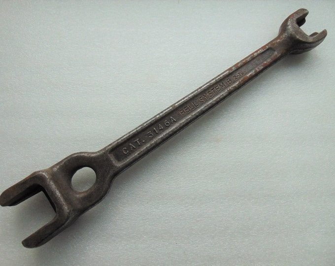Vintage M Klein & Sons Wrench, Bell System B 2 70, Farm Implement, Rust ...