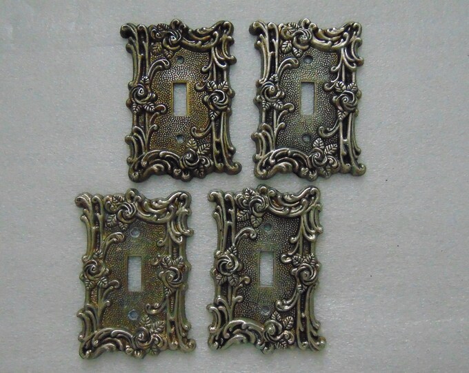 4 Toggle Switch Covers, Roses, Vintage AT Switch Plates, 60T - Etsy