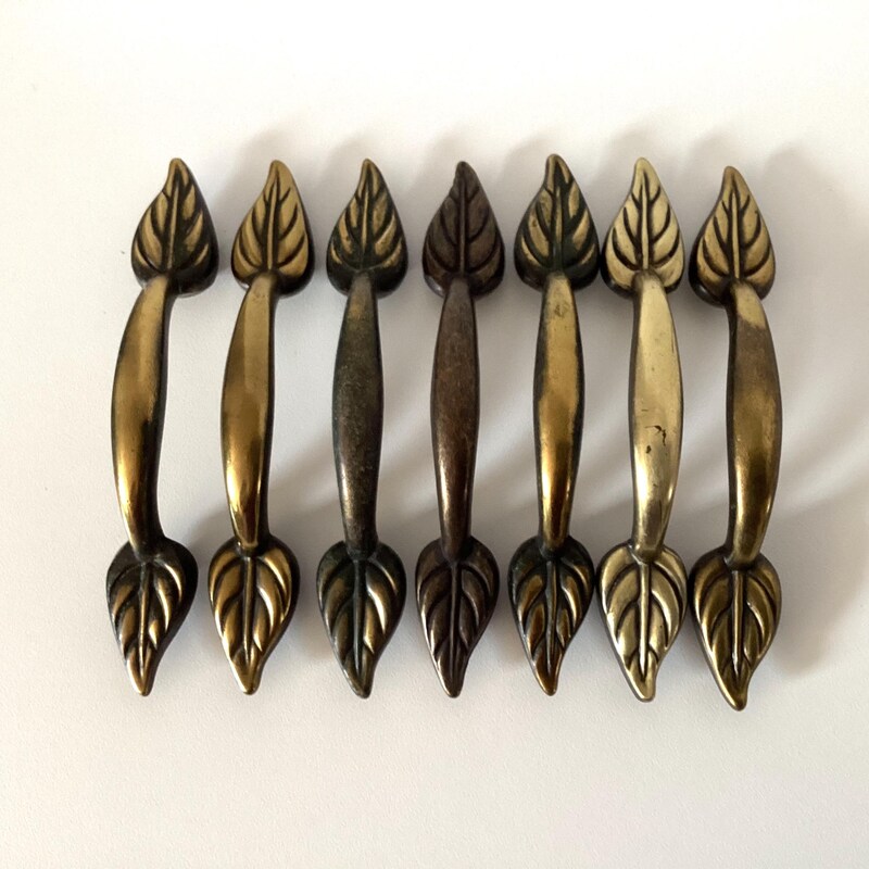 Leaf Drawer Pulls - Etsy