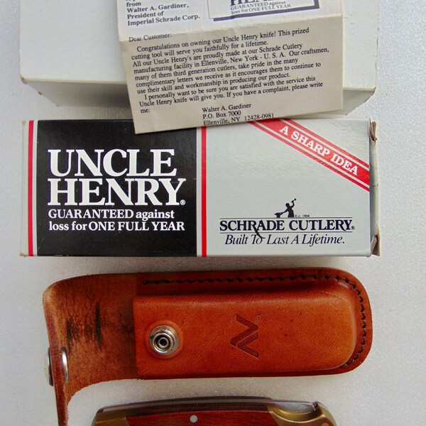 Vintage Schrade Folding Knife - Etsy