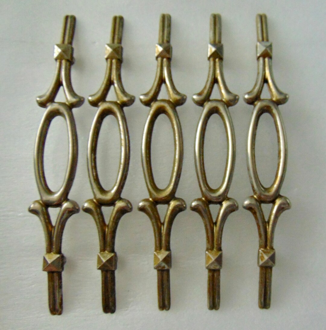 Vintage Large Well Worn Pull,handle,5 in Centers,5 Open Work Dresser ...