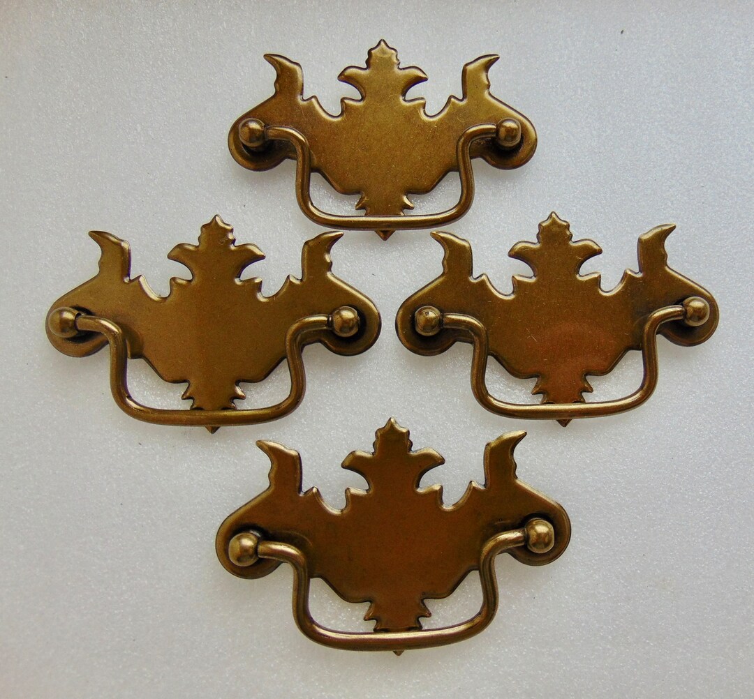 Set of 4 Small Vintage Drop Pulls, 3 in Center, Amerock Hardware USA - Etsy