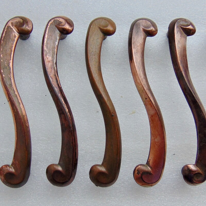 Copper Cabinet Pulls - Etsy