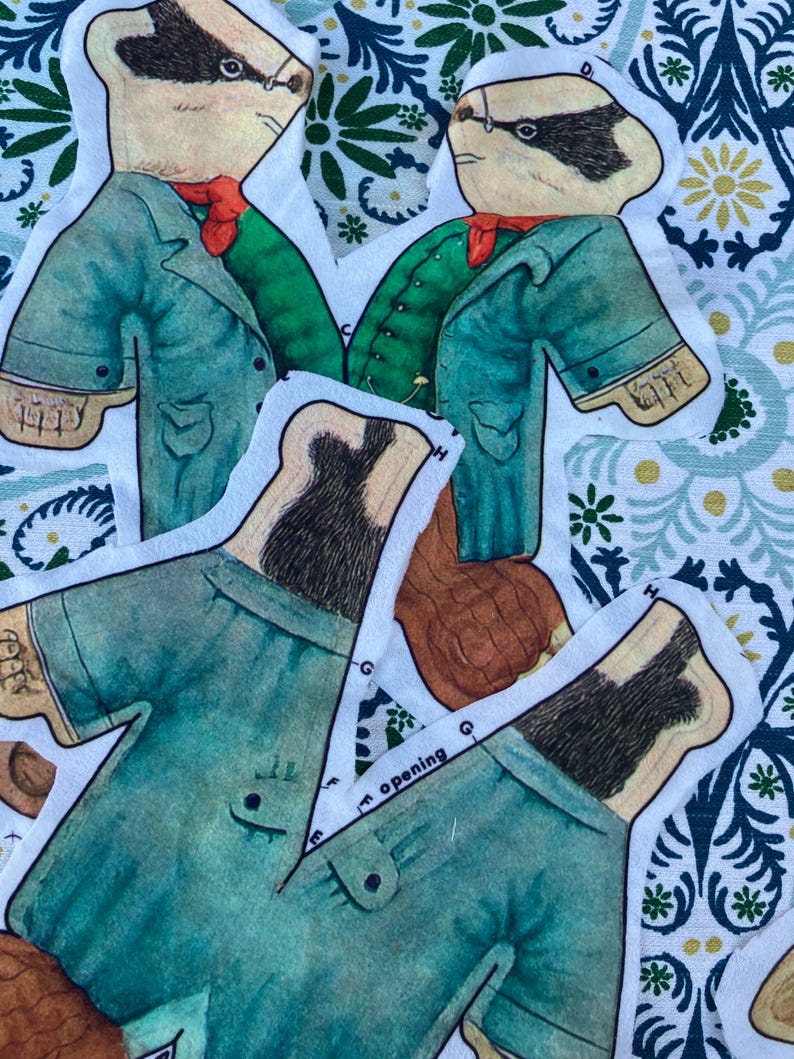 The Wind in the Willows Soft Sculpture Doll Character Patterns From the ...