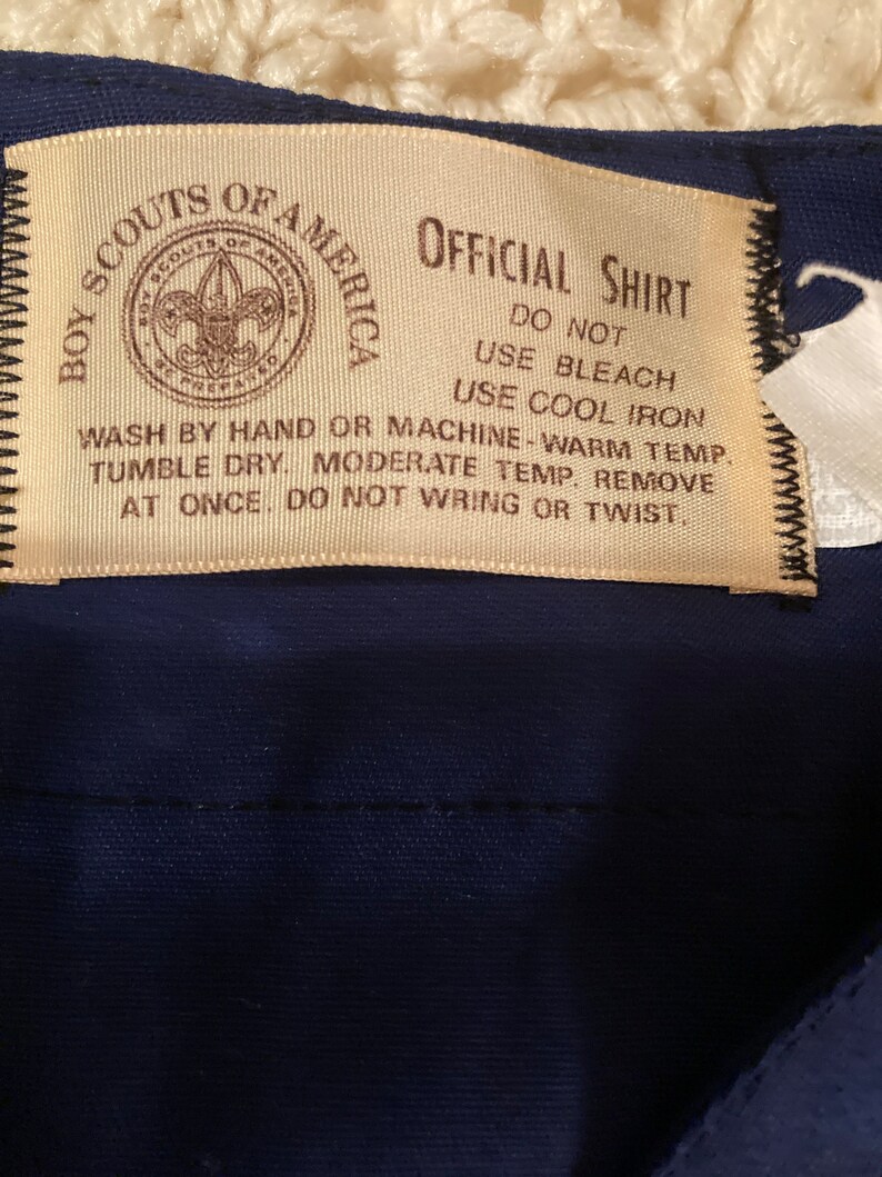 1960’s Cub Scout Uniform Boy Scouts of America Blue Shirt With Gold ...