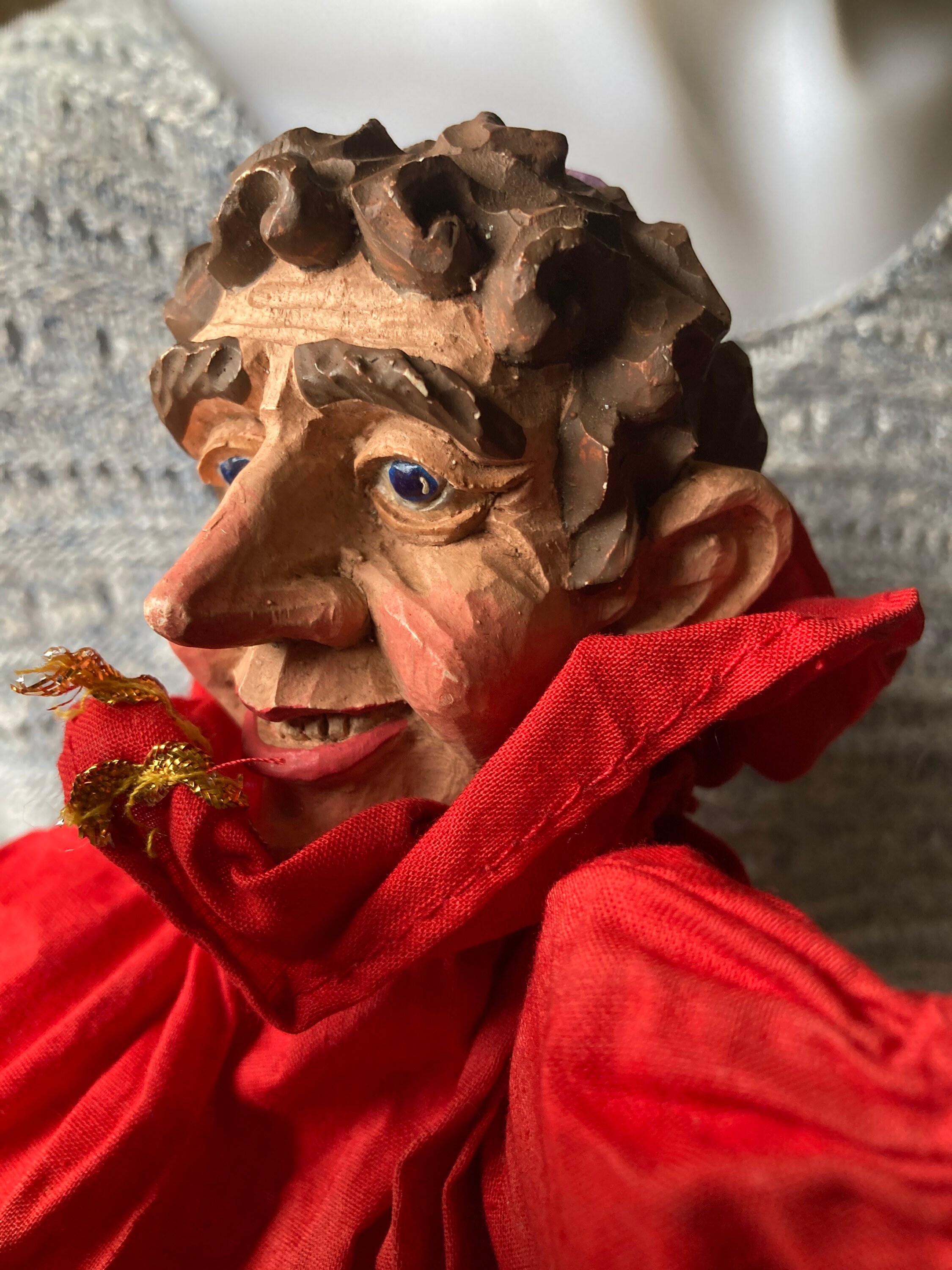 Puppet Vintage Hand Puppet With Expressive Face and Long Nose - Etsy