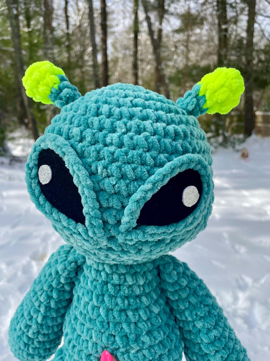 Alien Crochet Plushie Amigurumi Stuffed Animal - Etsy