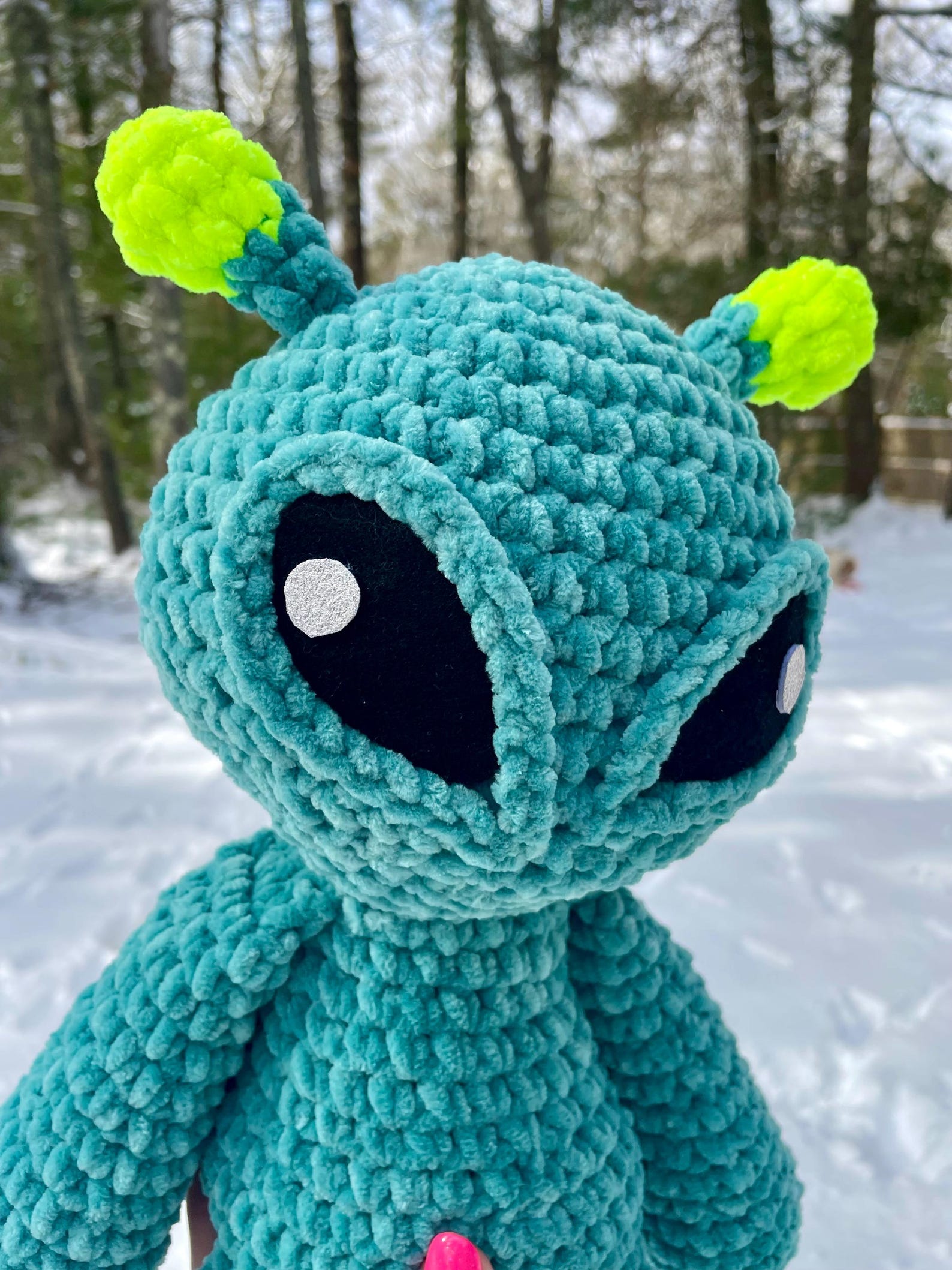 Alien Crochet Plushie Amigurumi Stuffed Animal - Etsy