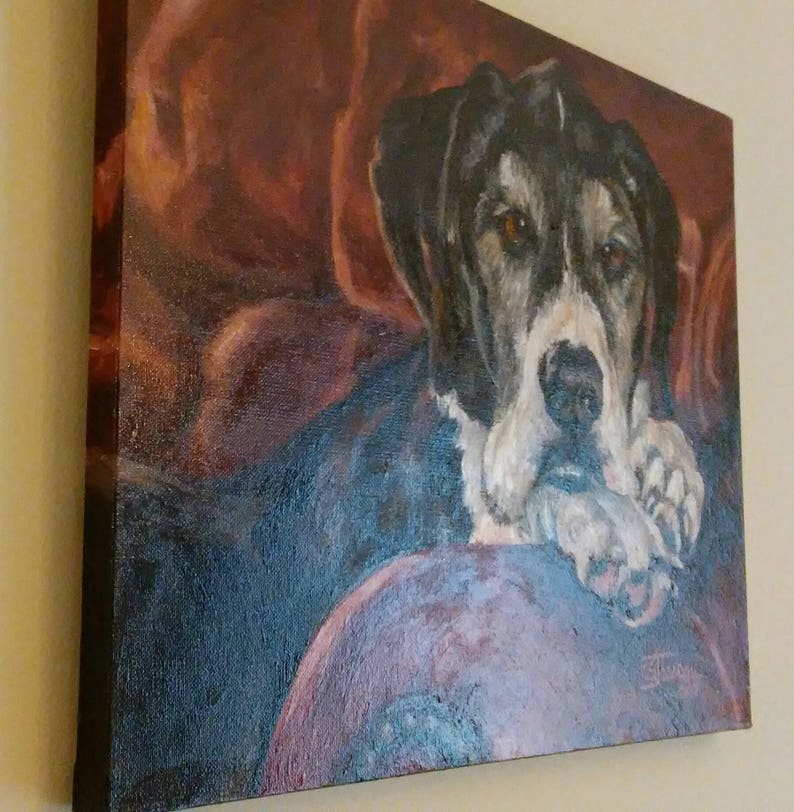 PET PORTRAIT - Custom Painting in Acrylics or Pastel - Original Dog Art ...