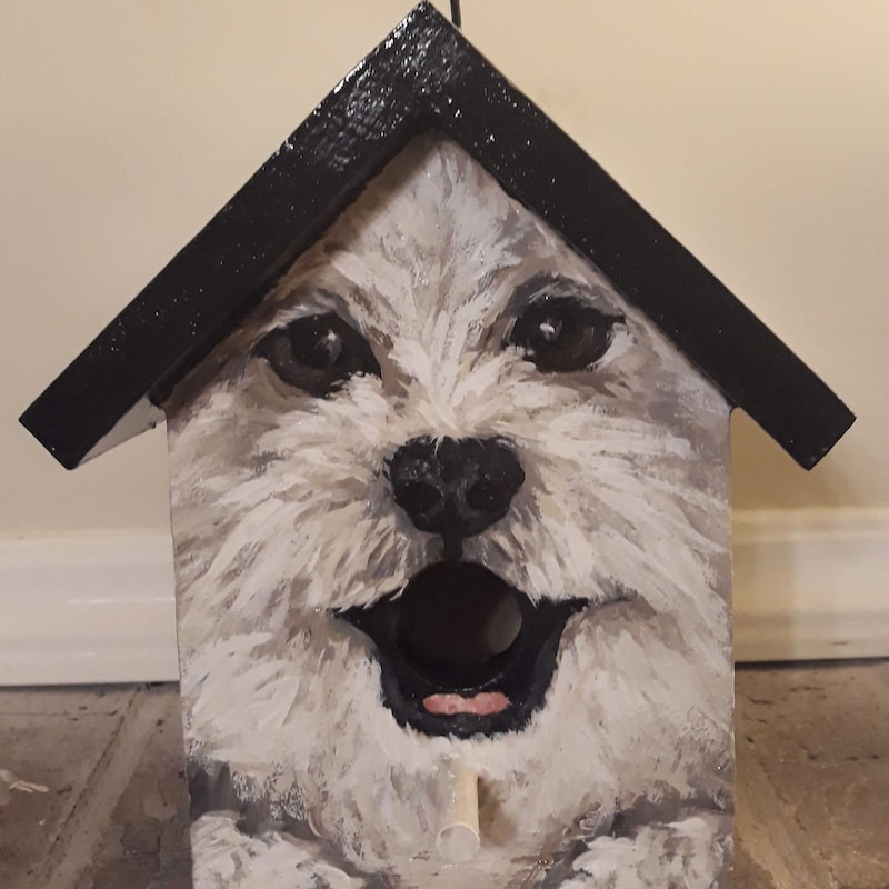 Hand Painted Dog House Design - Etsy