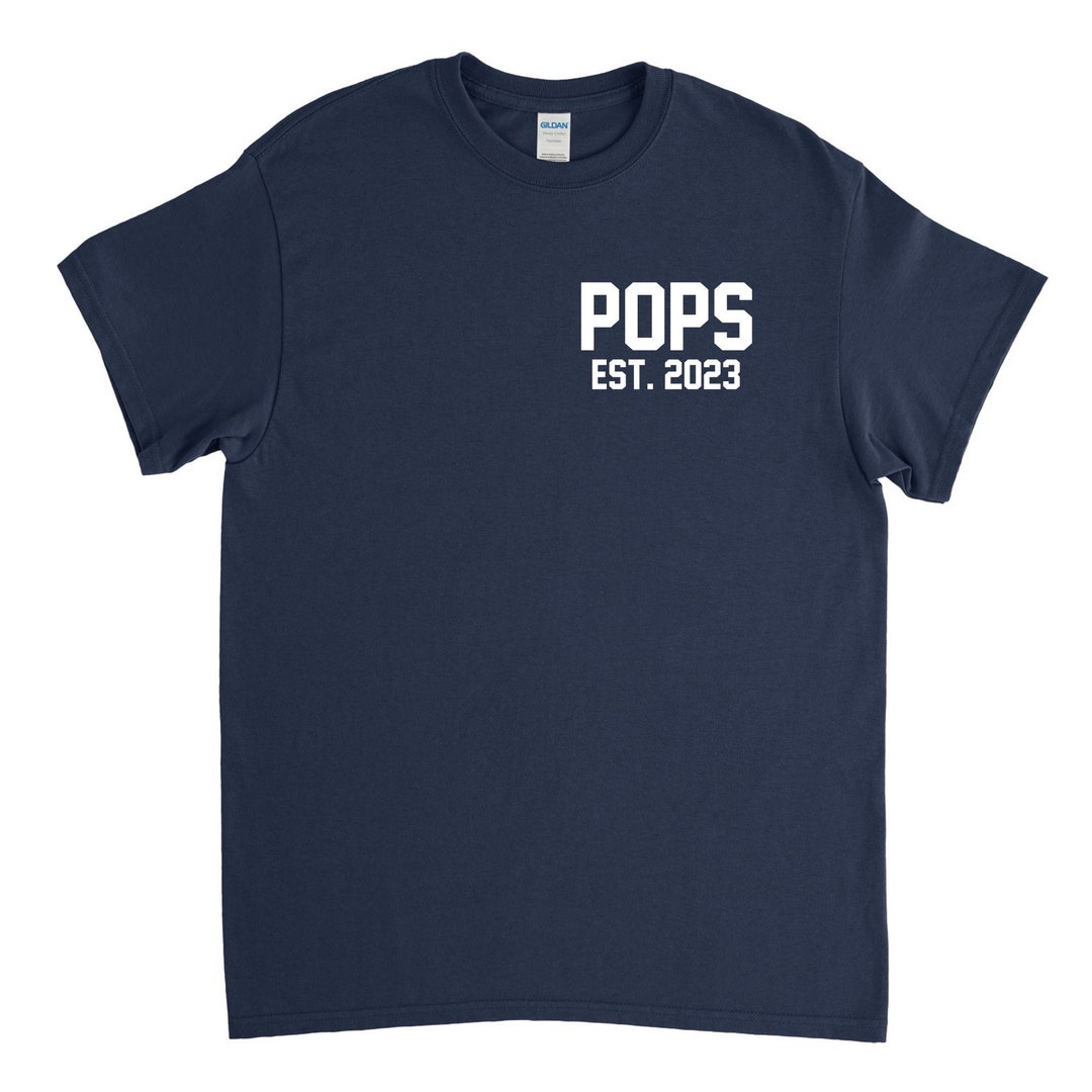 Pops Shirt, Pops Gift, Pops 2023, Custom Pops Tee, Pops Grandpa, Pops ...