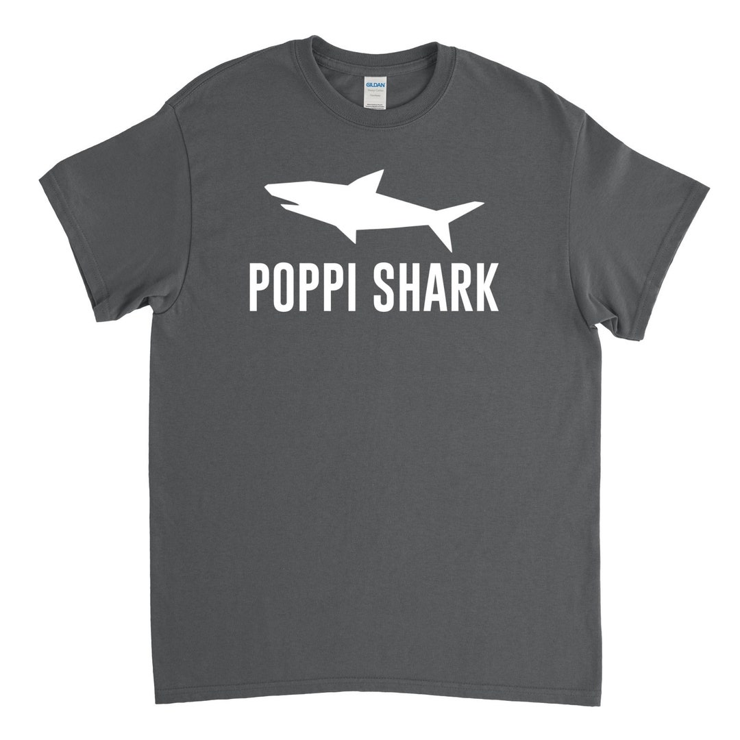 Poppi Shark, Poppi Shirt, Poppi Gift, Fathers Day Gift - Etsy