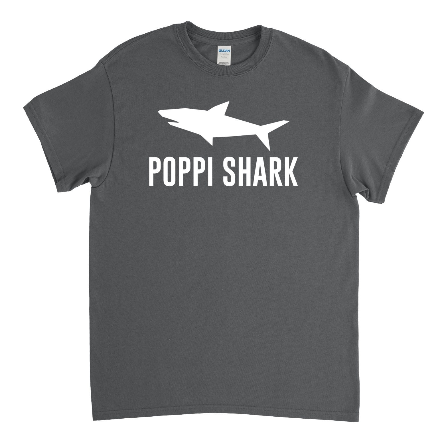 Poppi Shark Poppi Shirt Poppi Gift Fathers Day Gift - Etsy