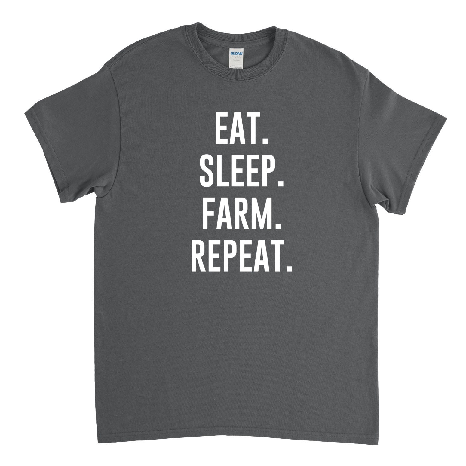Eat Sleep Farm Repeat Farmer Shirt Farming Shirt Farmer Etsy