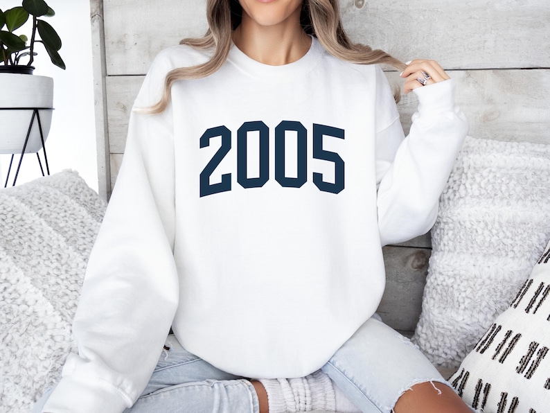 21st Birthday Sweatshirt, 21st Birthday Gift, 2005 Birthday, 21st ...