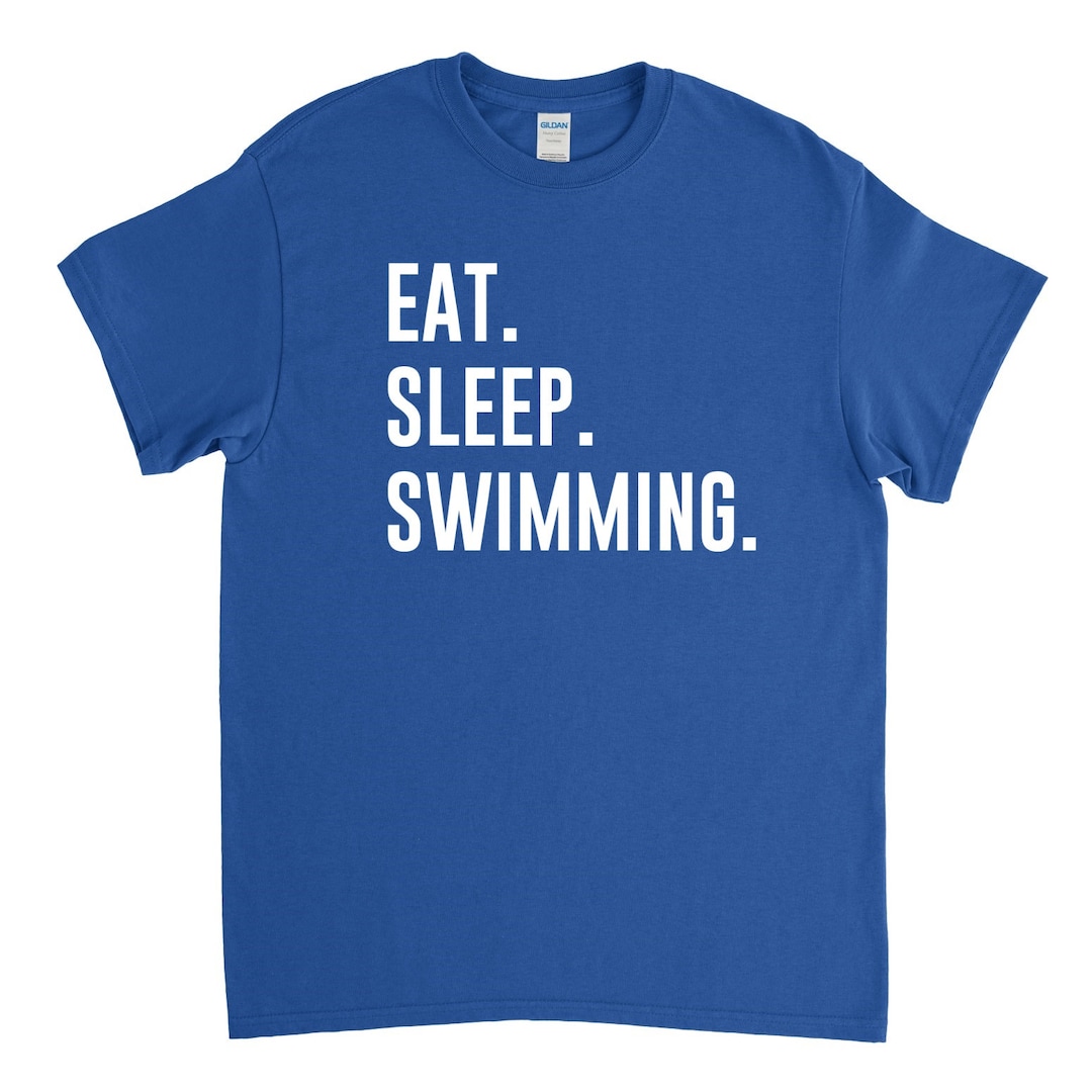 Swimmer Shirt - Eat Sleep Swimming - Swimming Shirt - Swimmer Gift - Etsy