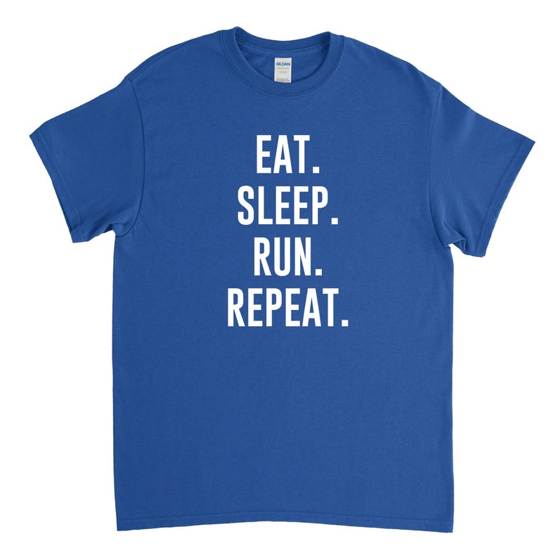 Runner Shirt Eat Sleep Run Repeat Runner Gift Running - Etsy