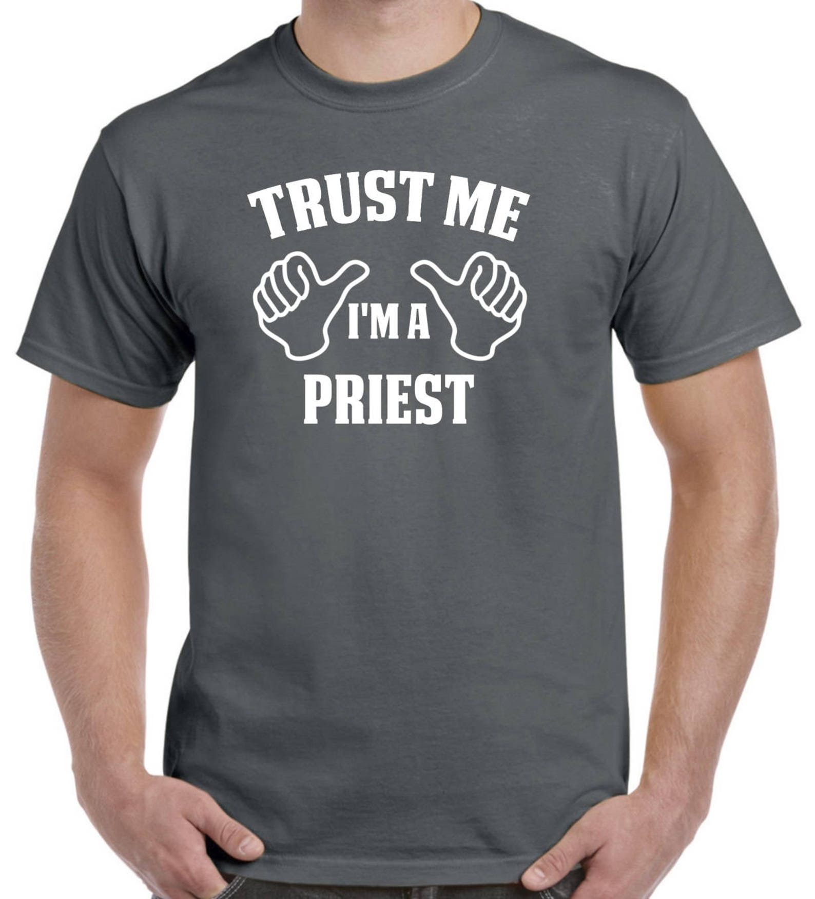 Priest Shirt-trust Me I'm A Priest Gift for Him Men - Etsy