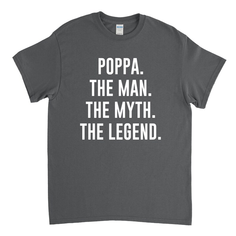 Poppa Shirt Poppa Gift the Man the Myth the Legend - Etsy