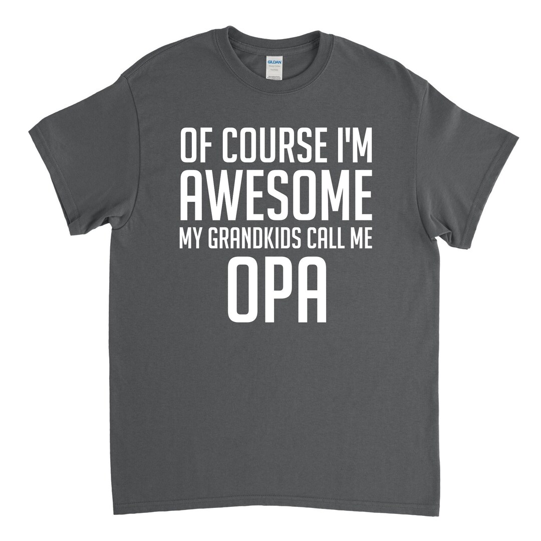 Opa Shirt, Opa Gift, Gift From Grandkids, Opa Tshirt, Opa Fathers Day ...