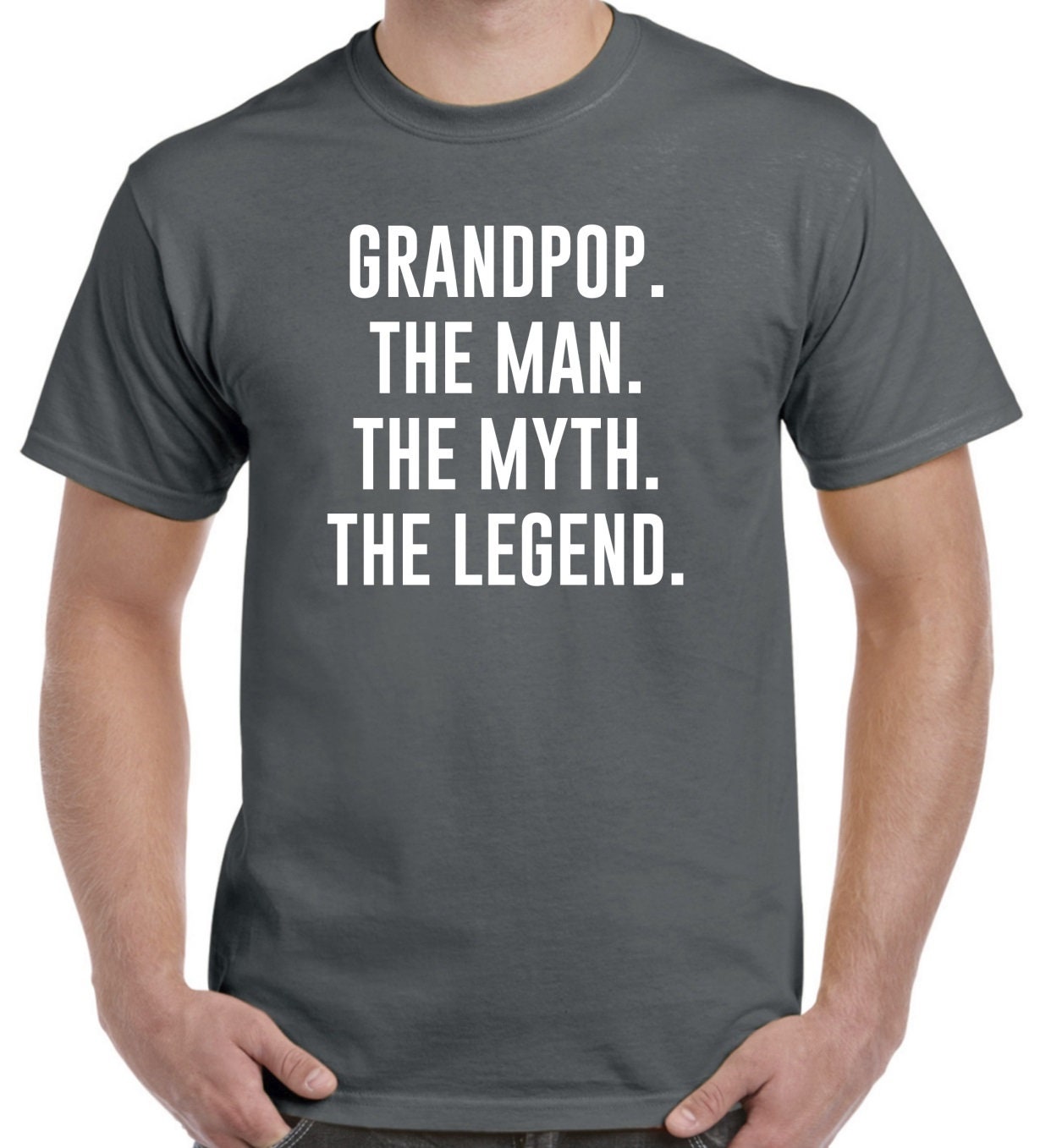 Grandpop Shirt Grandpop the Man the Myth the Legend - Etsy