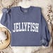 Jellyfish Sweatshirt, Jellyfish Gift, Jellyfish Pullover, Crewneck ...