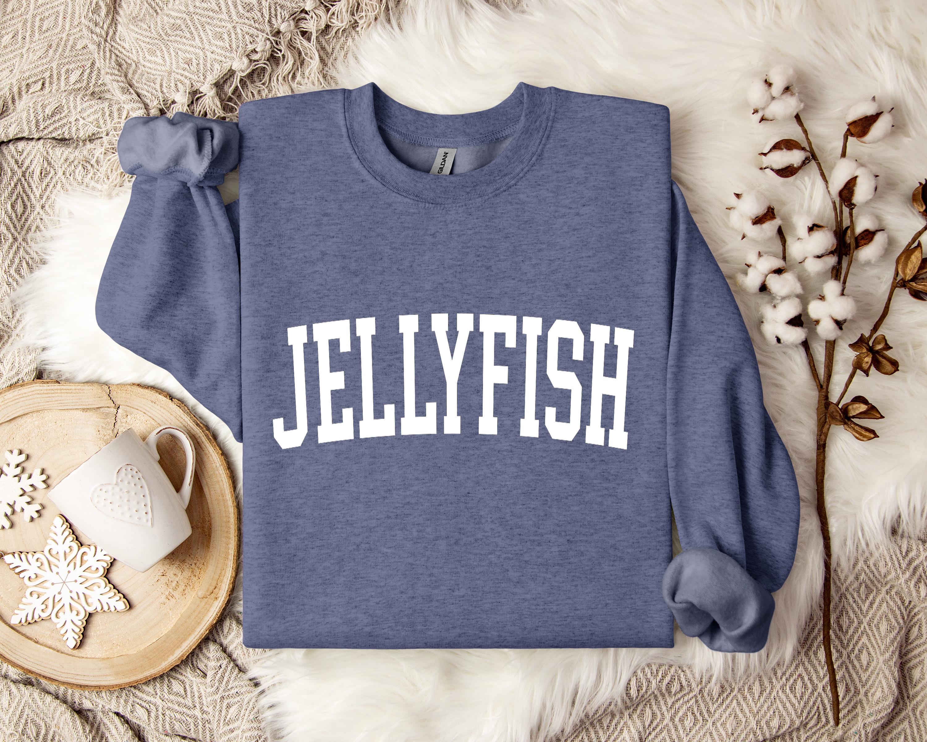 Jellyfish Sweatshirt, Jellyfish Gift, Jellyfish Pullover, Crewneck ...