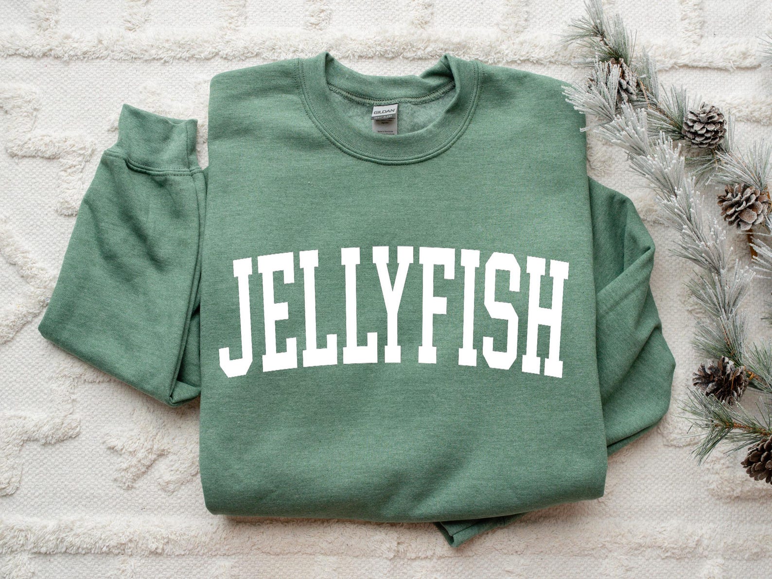 Jellyfish Sweatshirt, Jellyfish Gift, Jellyfish Pullover, Crewneck ...