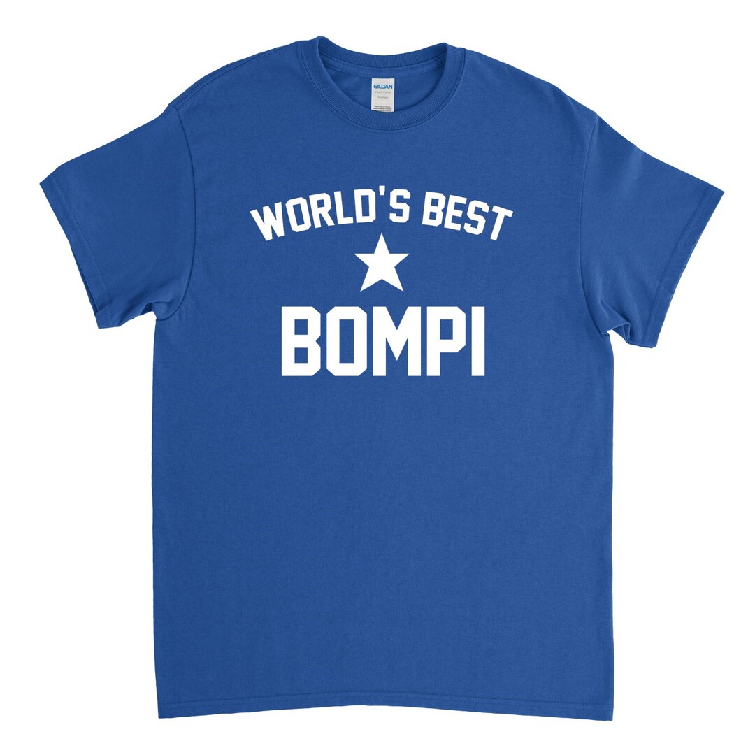 World's Best Bompi, Bompi Gift, Bompi T Shirt, Gift for Bompi - Etsy
