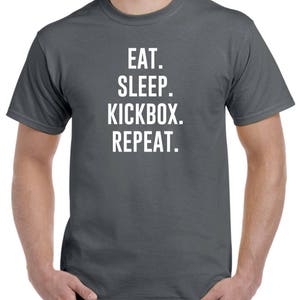 Eat Sleep Kickbox - Kickboxer Shirt - Kickboxing Shirt - Etsy