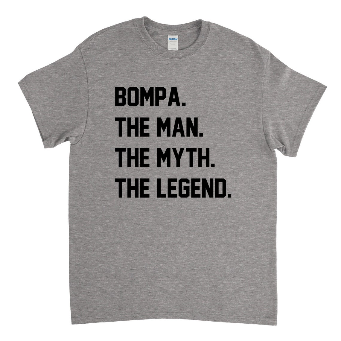 Bompa Shirt Funny Bompa Gift Fathers Day Gift Funny Bompa | Etsy