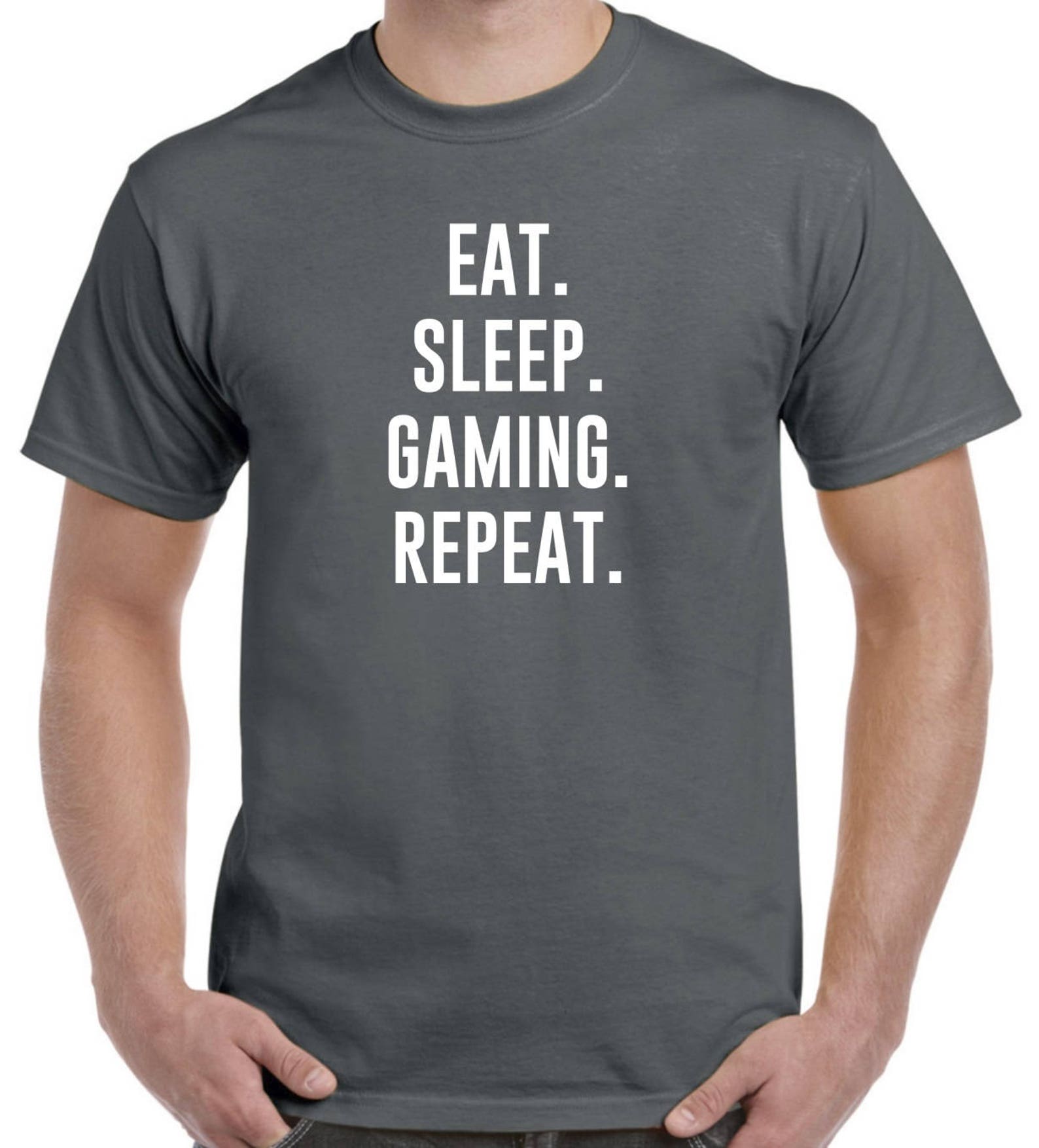 Eat Sleep Gaming Gamer Shirt Gamer Gift Video Games - Etsy