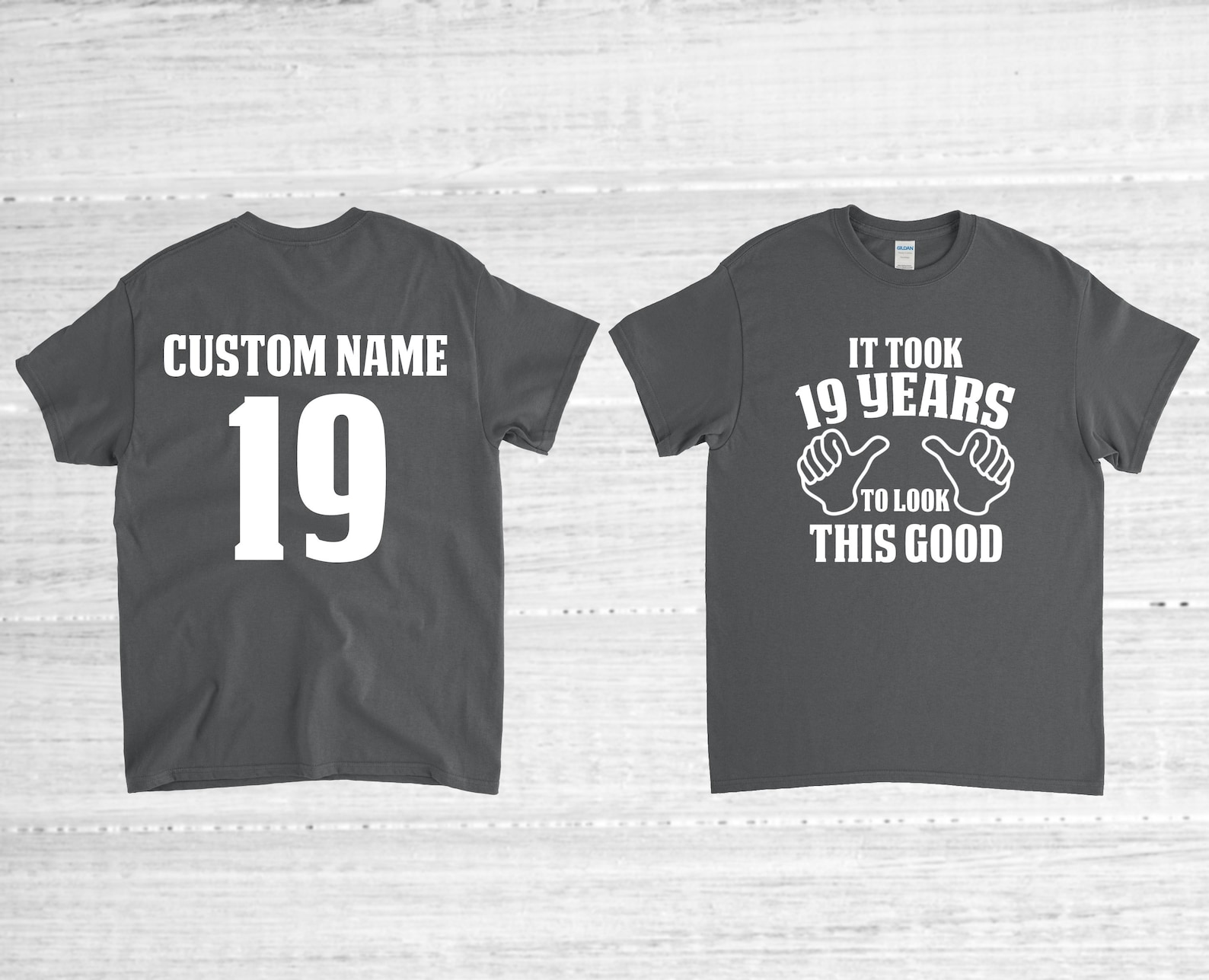 19th Birthday Shirt 19 Years Old 19th Birthday Gift 19th | Etsy