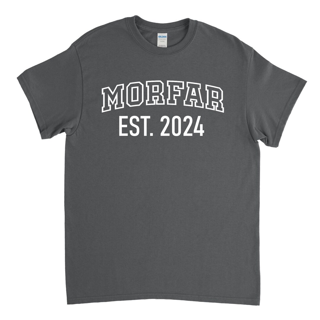 Morfar Shirt - Morfar Est 2024 - Morfar Gift - Etsy